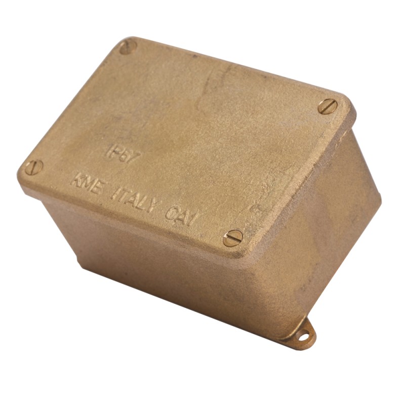 SCATOLA IN OTTONE SABBIATO CA1